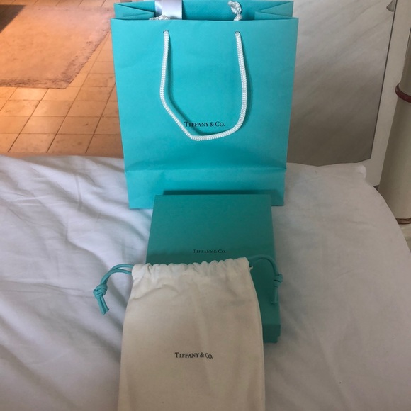 Tiffany & Co. | Jewelry | Authentic Tiffany Co Bag Box And Pouch | Poshmark